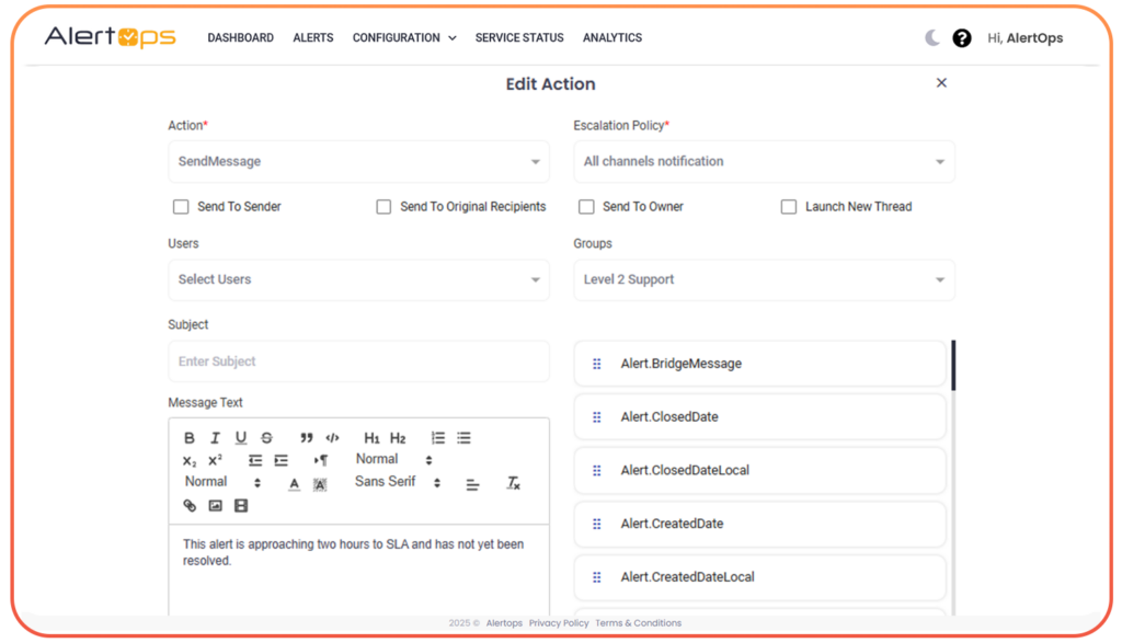 AlertOps for ServiceNow: Streamlined Incident Management
